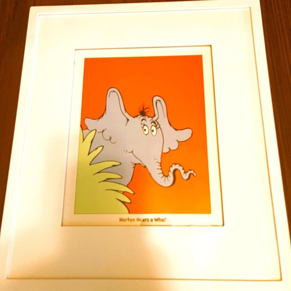 Wall Decor | Dr Seuss Framed Print Horton Hears A Who | Poshmark